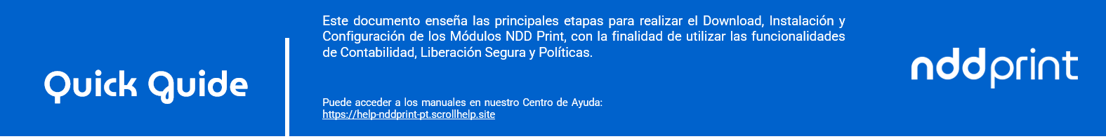 Guía Rápida NDD Print