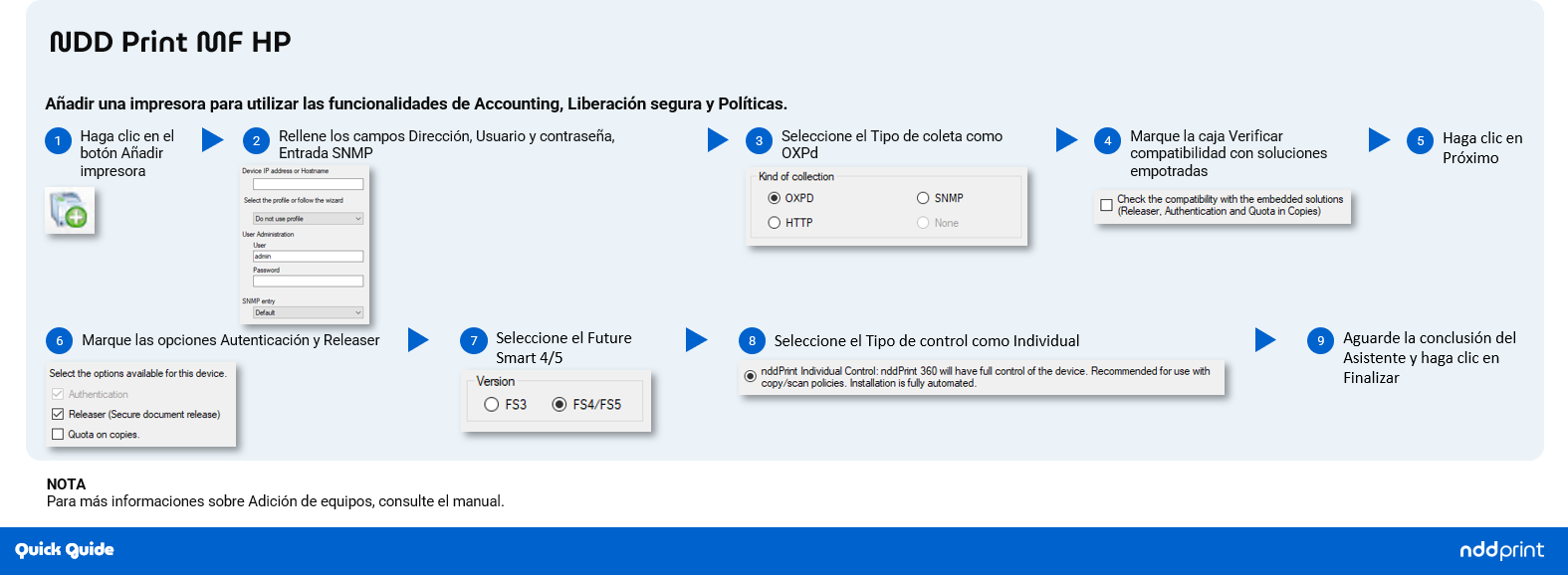Guía Rápida NDD Print