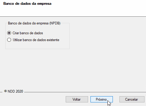 Processo de instalação