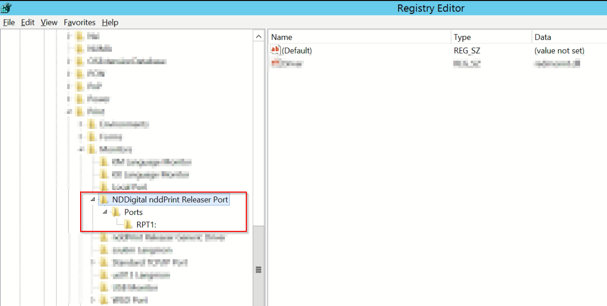 Failed to create group in NDD Print Releaser - Error code: 1796