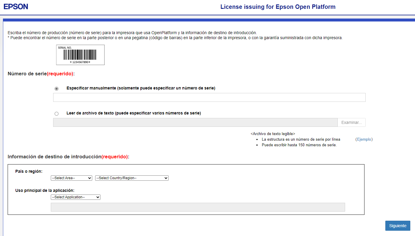 Activar Epson Open Platform (EOP) en la impresora
